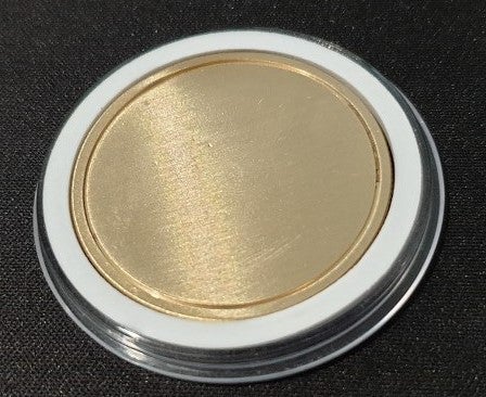 Brass Coin Blanks with ring | Australian Laser Systems