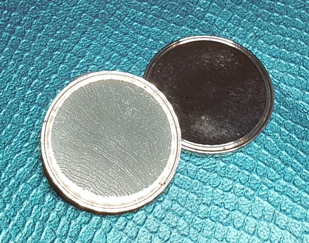 Titanium Damascus Coin Blank | Australian Laser Systems