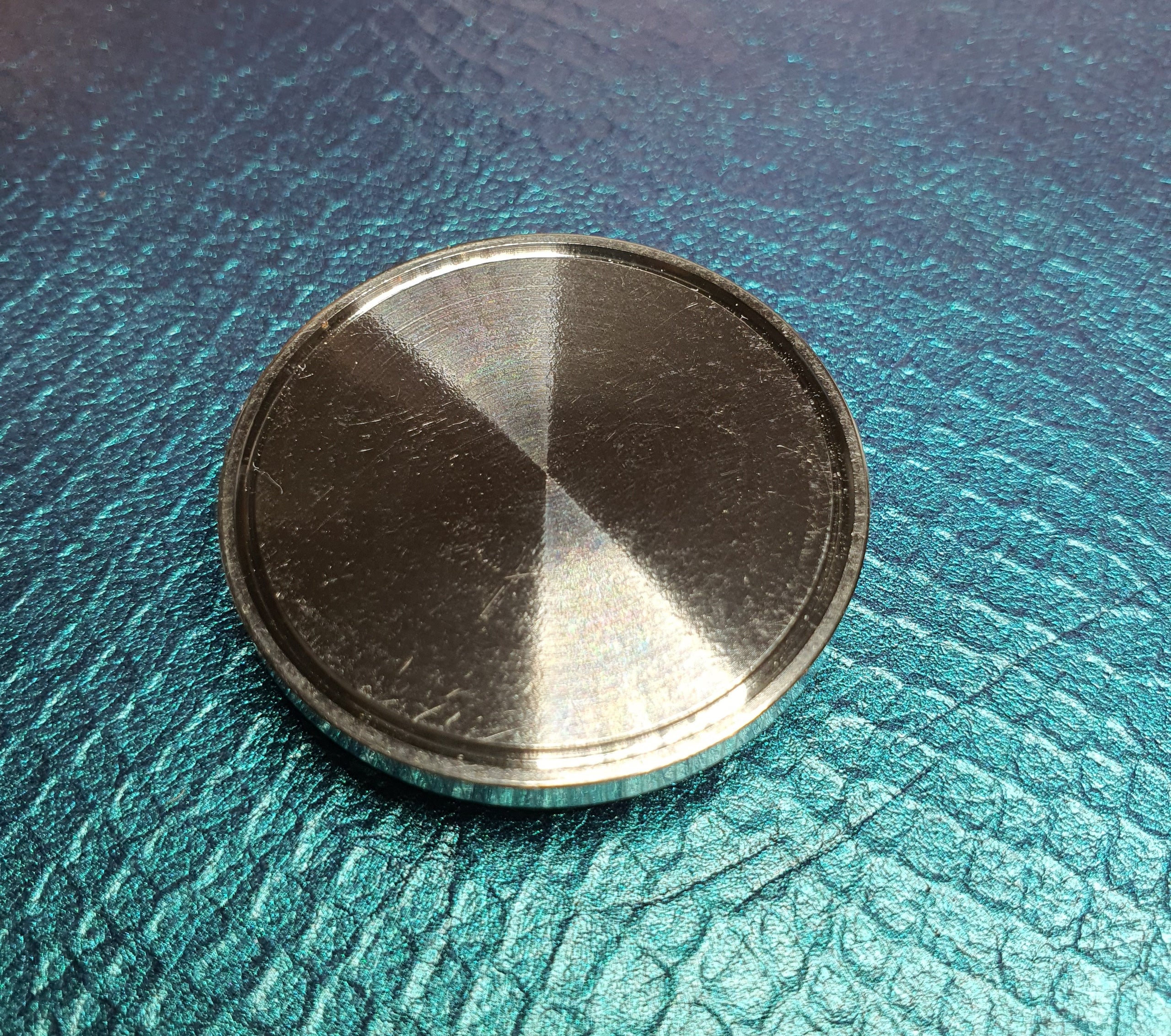 Titanium Coin Blank with Ring | Australian Laser Systems